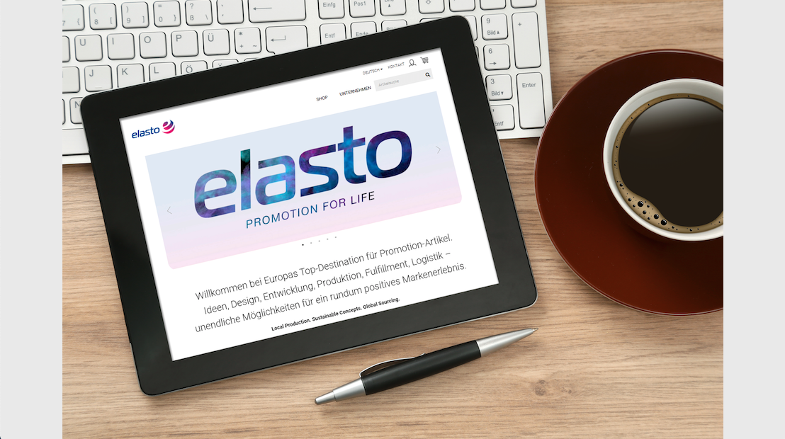 Fresh look - chic design: the new elasto website is online - PSI Network