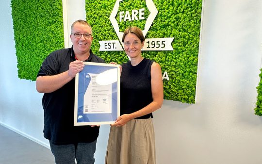 FARE is ISO-9001 certified - PSI Network